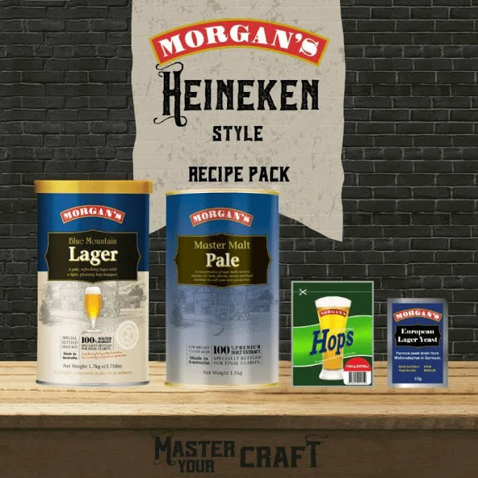 Morgan's Recipe Pack - Heineken Style – Top Brew